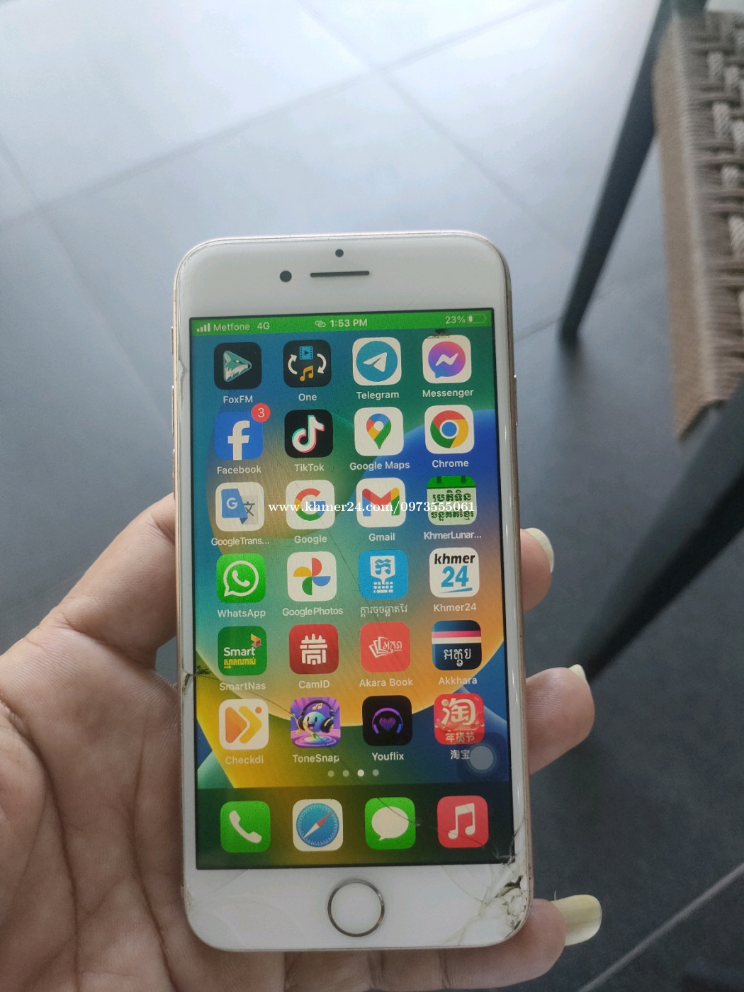 Iphone 8 64g by pass price $47.00 in Phnom Penh Thmei, Saensokh, Phnom Penh, Cambodia - សុខ ហេង ...