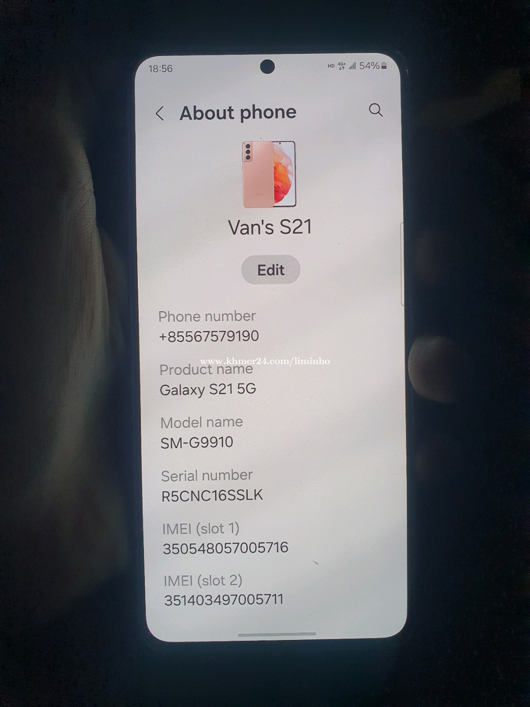 Galaxy s21 5g sim2 price $150.00 in Tonle Basak, Chamkar Mon, Phnom Penh, Cambodia - Pu Lee ...