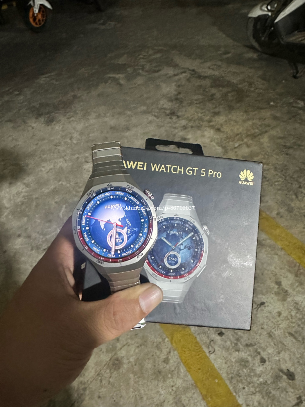 Hauwei GT5 Pro Taitanium 99% price $310.00 in Nirouth, Chbar Ampov ...
