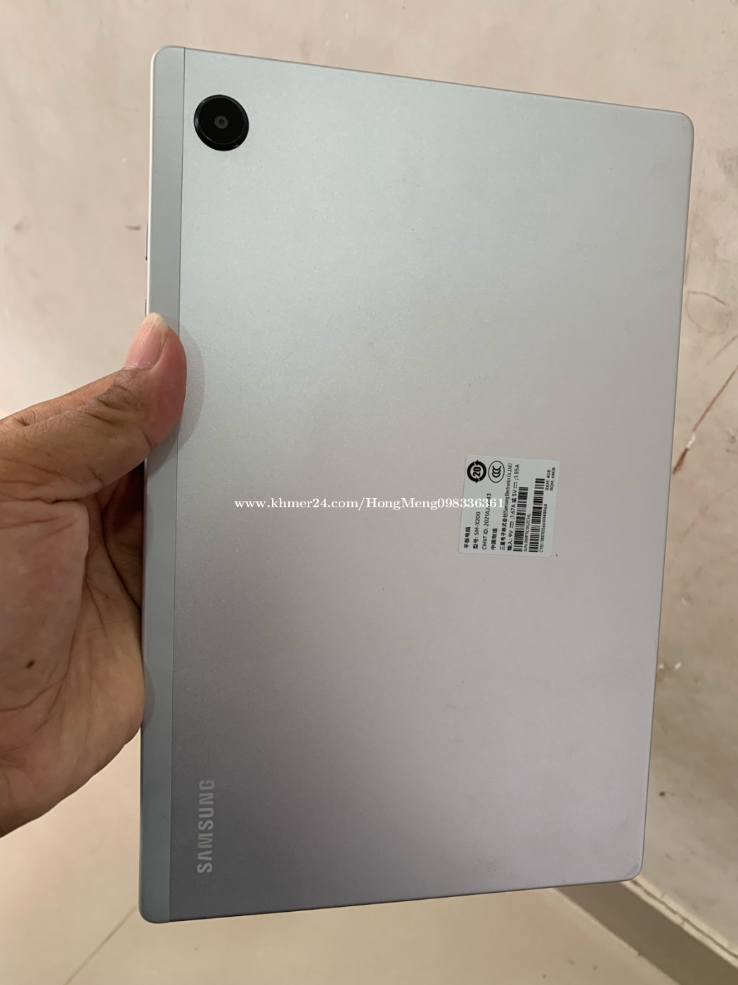 Samsung tab A8 Ram4+4G Memory 64G Wi-Fi original all ថ្មកាន់ Camera ច្បាស់ speakers 4គ្រាប់ ...