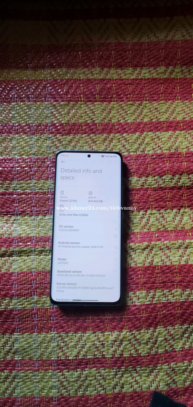 Xiaomi 12 bro Ram8+4 ,rom128 price $159.00 in Phnom Penh Thmei, Saensokh, Phnom Penh, Cambodia ...