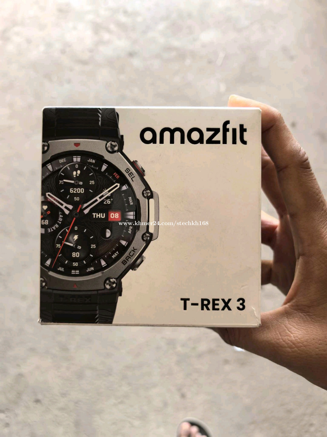 Amazfit T Rex 3 - 99% Full Box price $199.00 in Dangkao, Dangkao, Phnom Penh, Cambodia ...