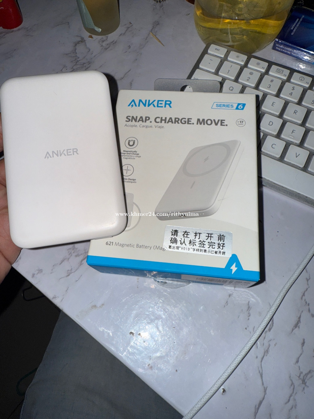 MagSafe Anker 5000mah price $20.00 in Ruessei Kaev, Ruessei Kaev, Phnom Penh, Cambodia - Rithy ...