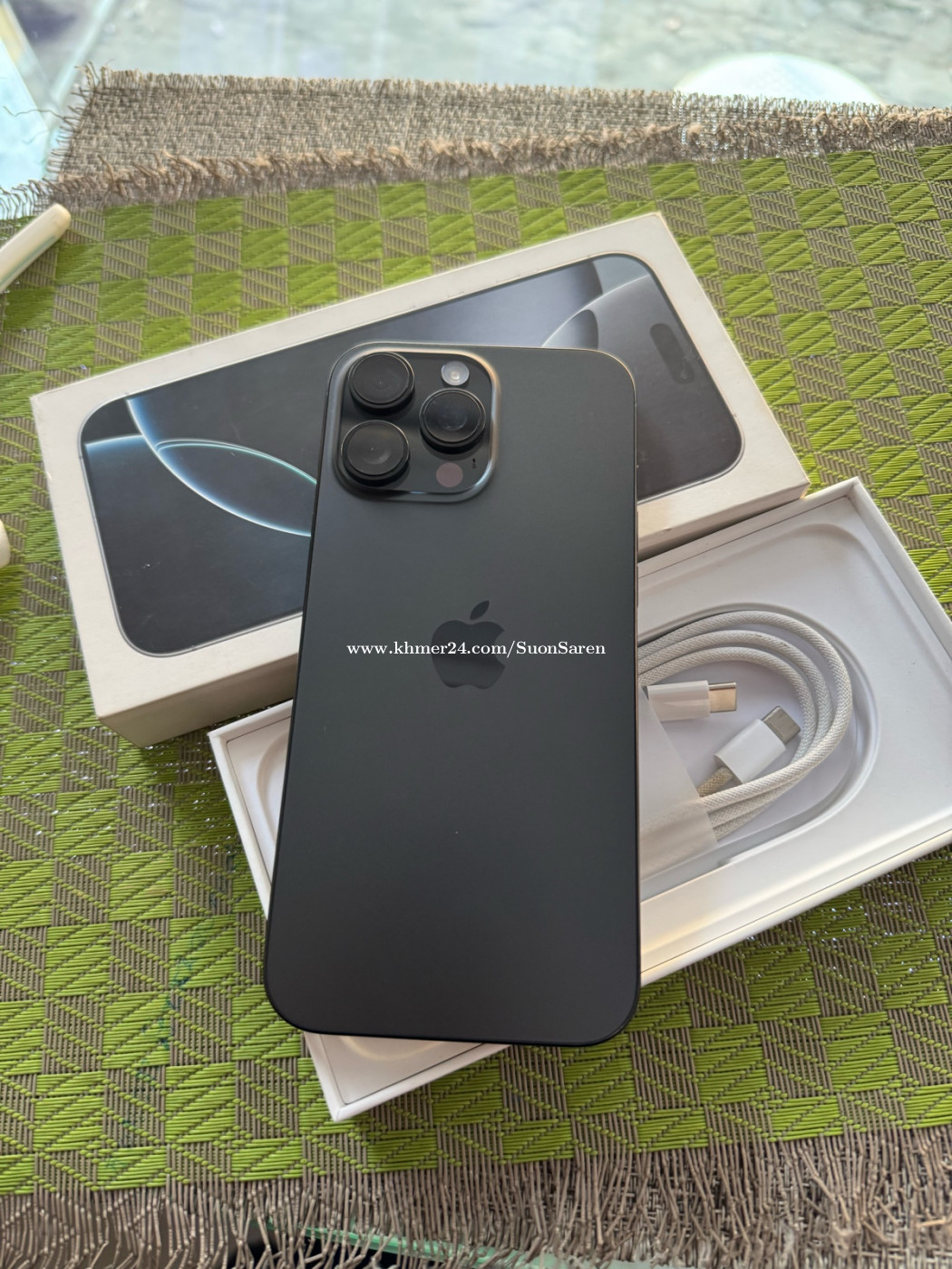 iPhone 16pro max ZA 256GB 99% price $1139.00 in Phnom Penh Thmei, Saensokh, Phnom Penh, Cambodia ...