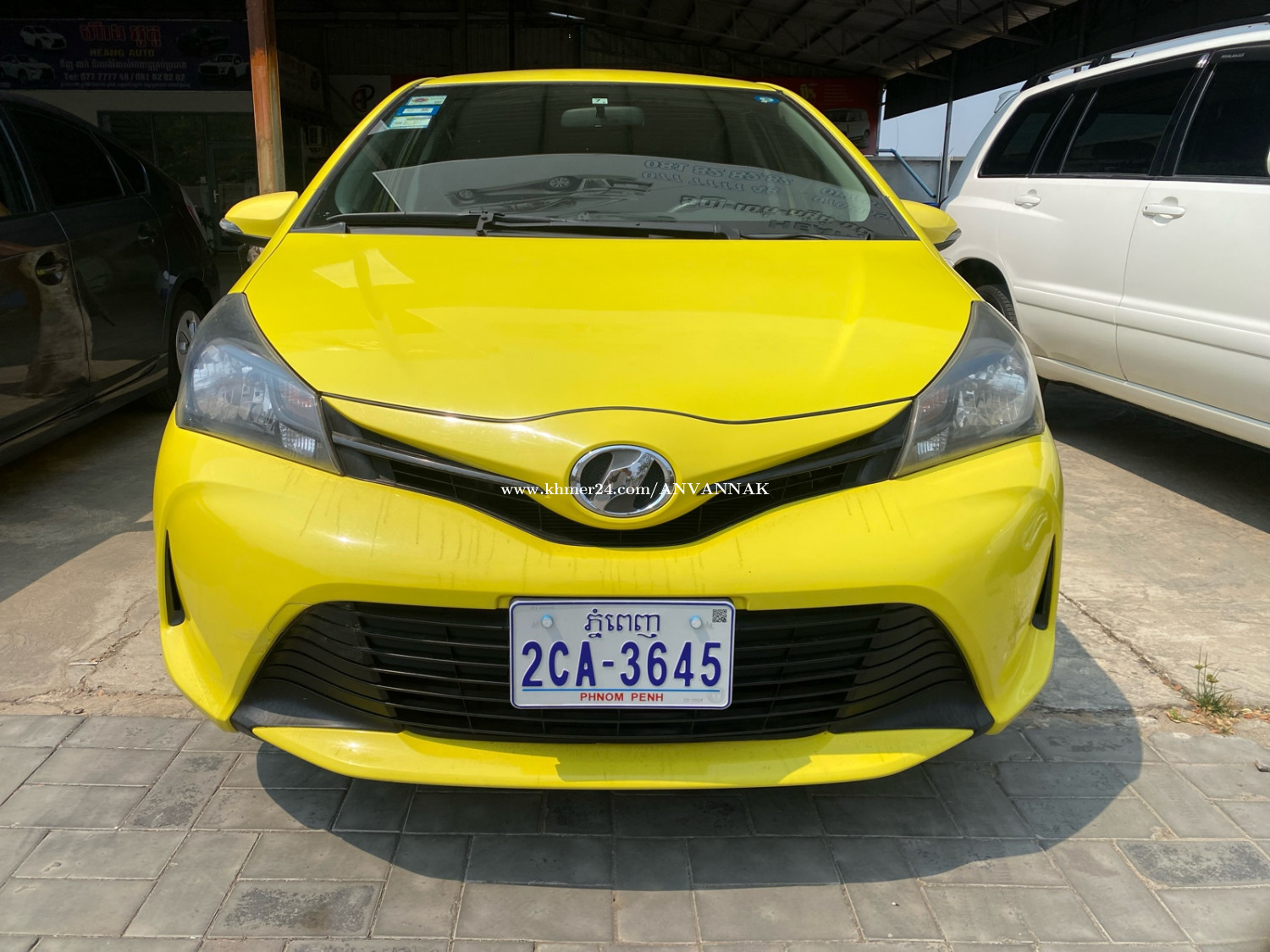 Toyota Vitz 2014 price $11250.00 in Phnom Penh Thmei, Saensokh, Phnom Penh, Cambodia - Hear Nak ...