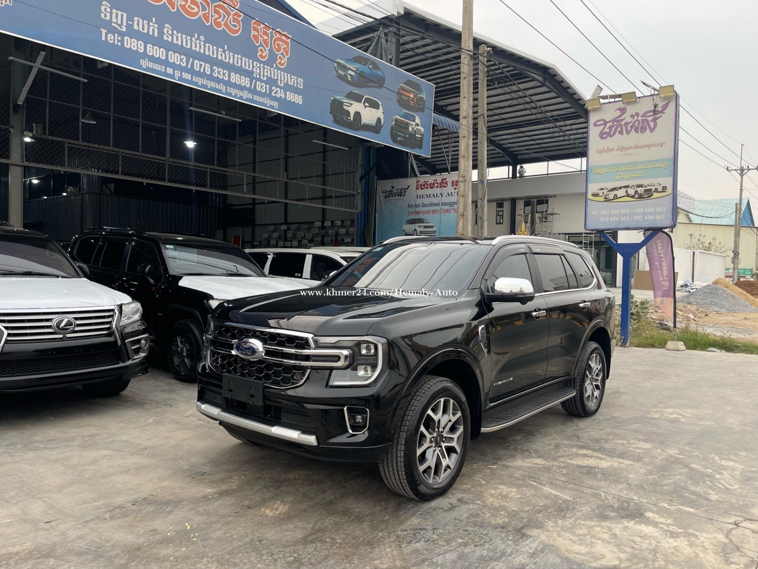 Ford Everest Titanium 2024 ក្រដាសពន្ធតម្លៃ 6x900$ price $68500.00 in Tuol Sangkae 2, Ruessei ...