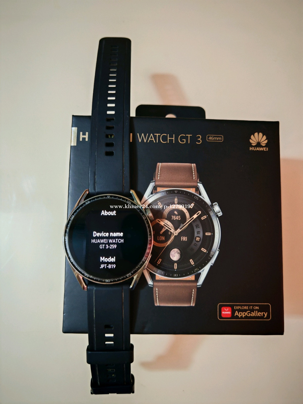 HUAWEI GT3 Global Version Full Box 46mm price $115.00 in Kiloumaetr ...