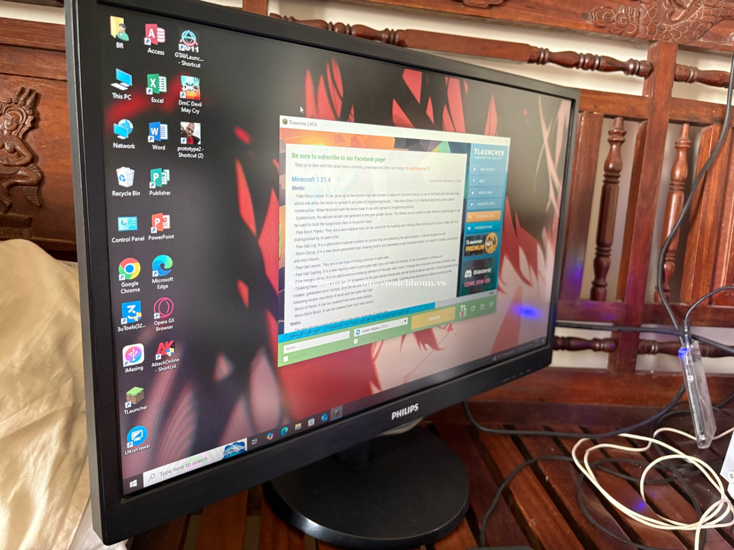 Monitor 24 inch FHD price $35.00 in Prey Sa, Dangkao, Phnom Penh, Cambodia - Sal Sal | Khmer24.com