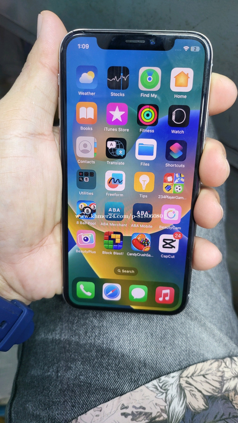 Iphone X 256G model ZA for sell price $120.00 in Boeng Tumpun 2, Mean Chey, Phnom Penh, Cambodia ...