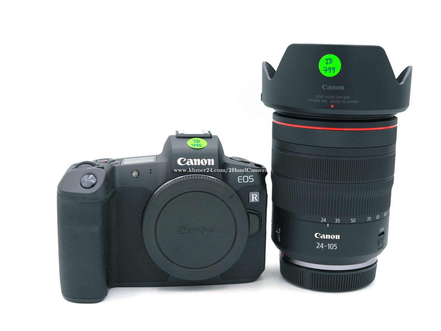 CANON EOS R KIT RF 24-105mm f/4L IS USM price $1759.00 in Boeng Kak Muoy, Tuol Kouk, Phnom Penh ...