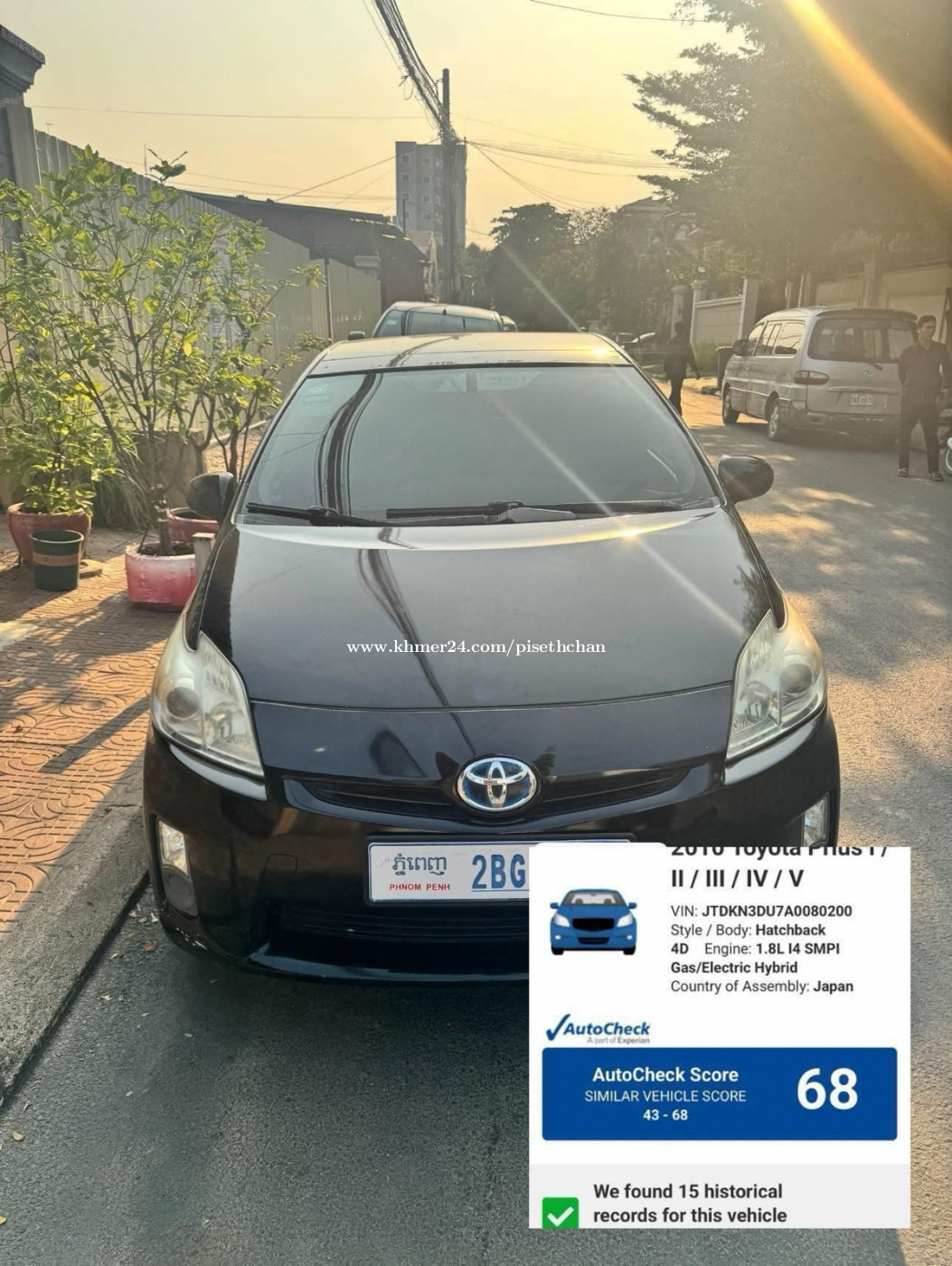 Toyota Prius 010 price $15900.00 in Boeng Salang, Tuol Kouk, Phnom Penh ...