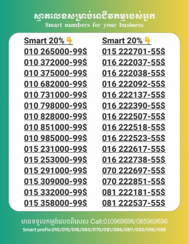 Phone Numbers in Cambodia - www.khmer24.com