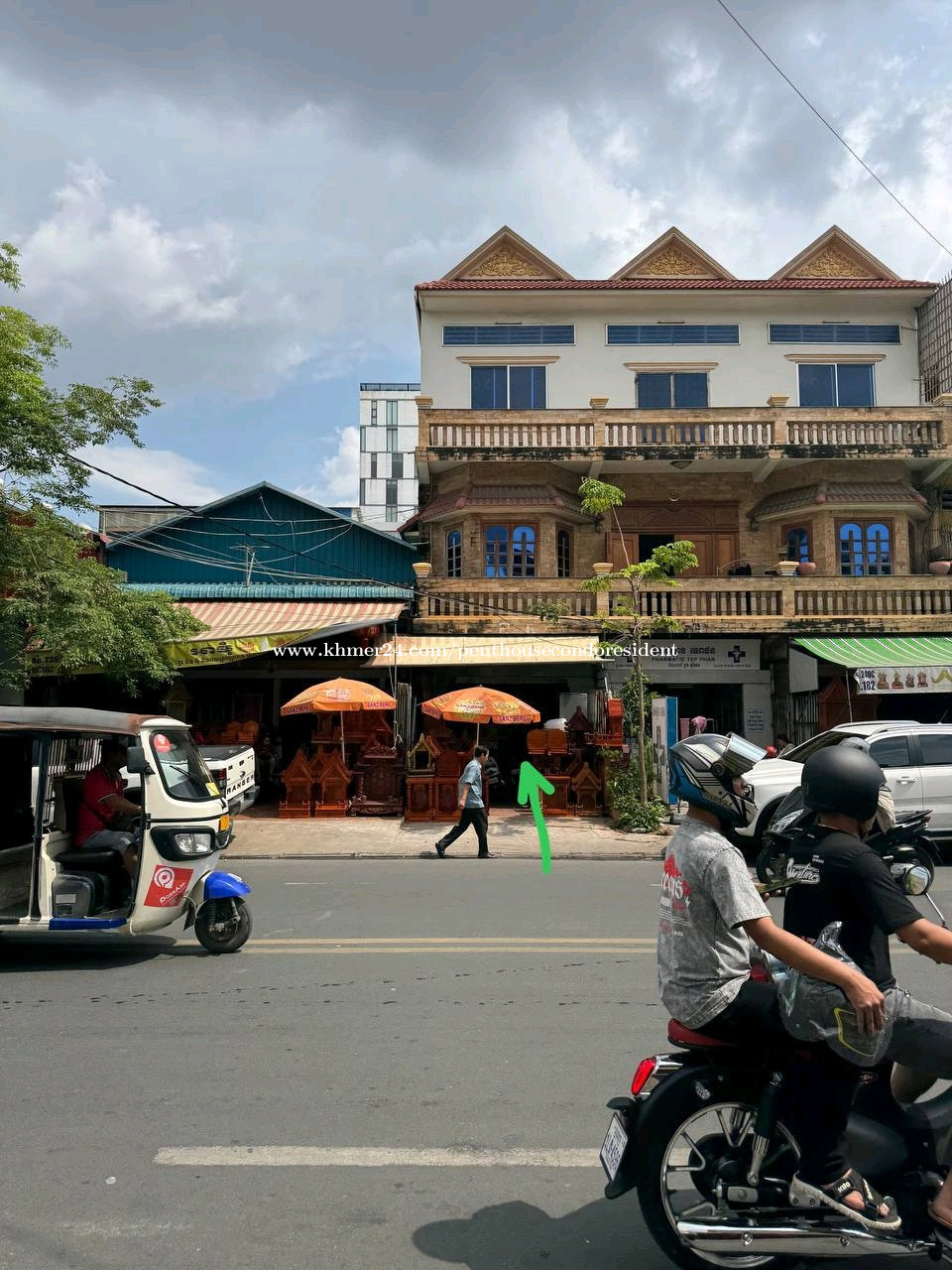 House Tep Phorn & Chea Sophara Main Road price $215000.00 in Tuol Sangkae 1, Ruessei Kaev, Phnom ...