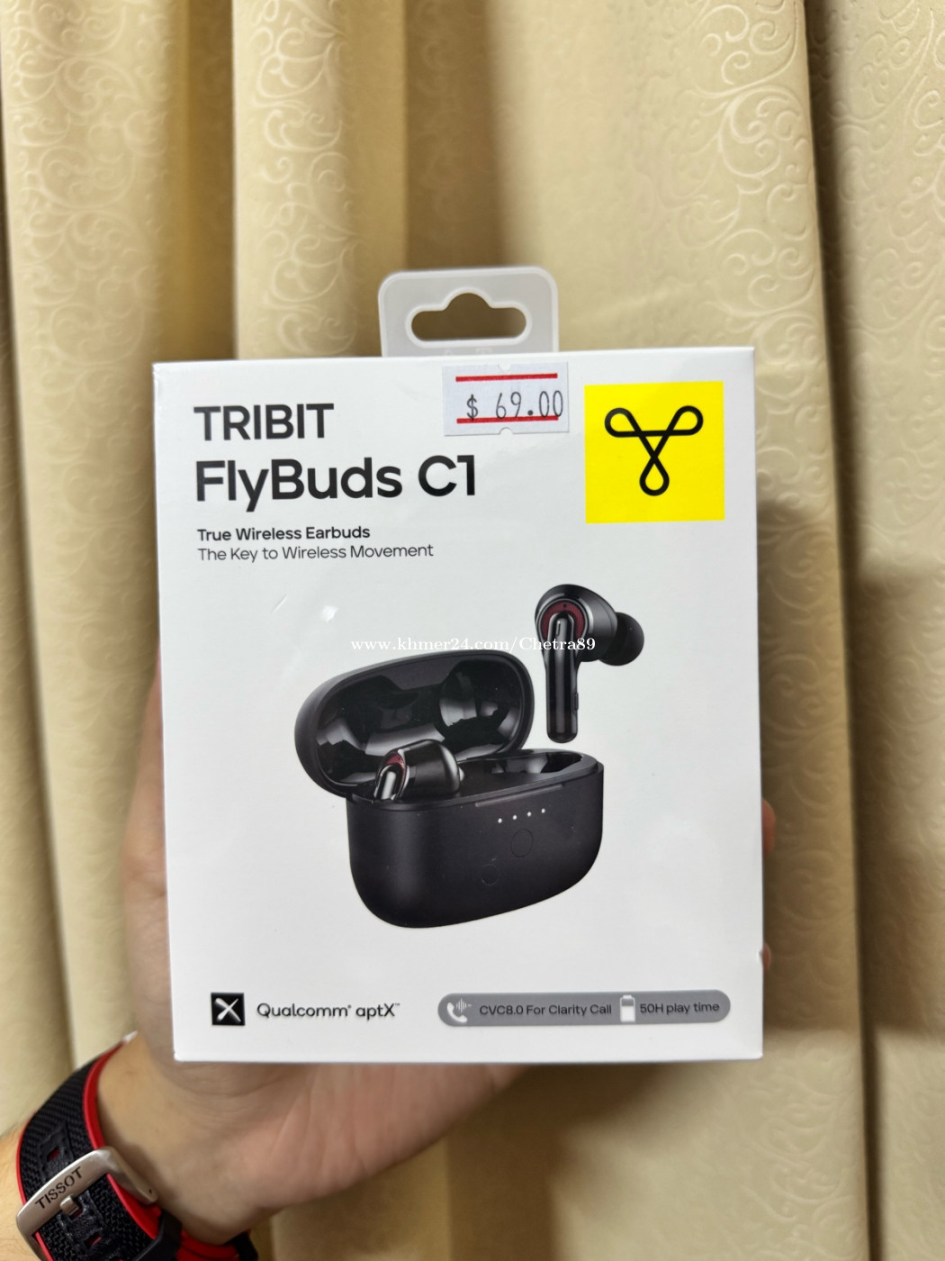 កាស់ TRIBIT FlyBuds C1 price $29 in Boeng Trabaek, Chamkar Mon, Phnom Penh, Cambodia - Chetra ...