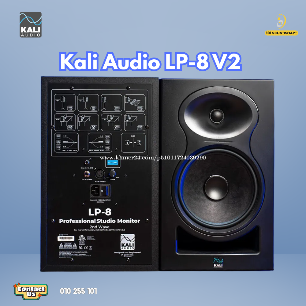 Kali Audio LP-8 V2 - 8inch - Studio Monitors - 580$ Pair price $580.00 ...