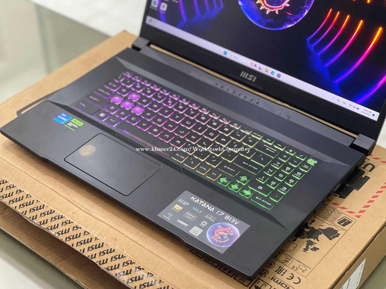 MSI Katana17 i7-13620H DDR5 16G M2 1TB RTX4060 8G 17.3" 2K 240Hz New2025=1099$ price $1099 in ...