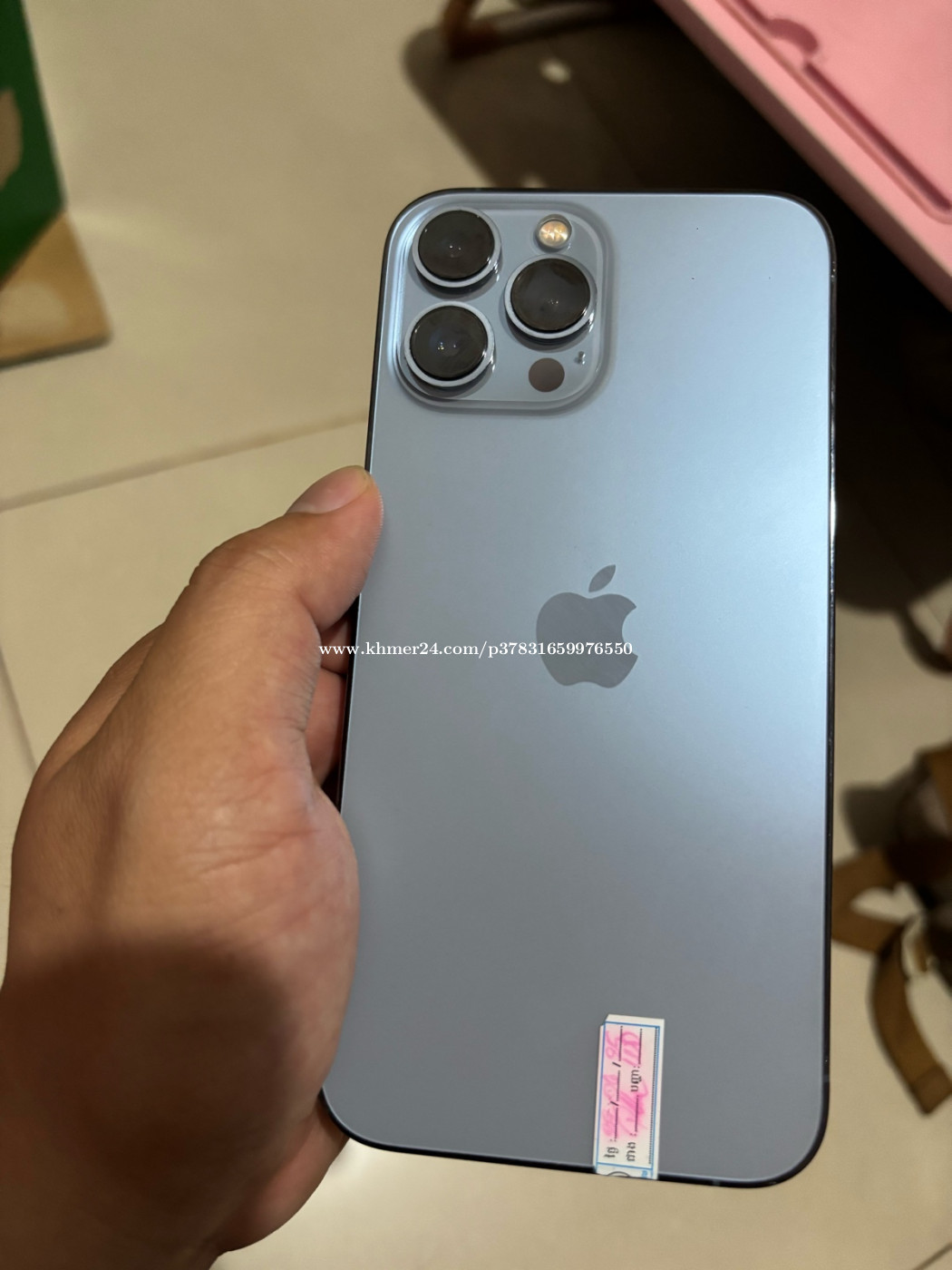 iPhone 13 Pro Max 128G Blue price $499.99 in Tuol Svay Prey Pir, Boeng Keng Kang, Phnom Penh ...