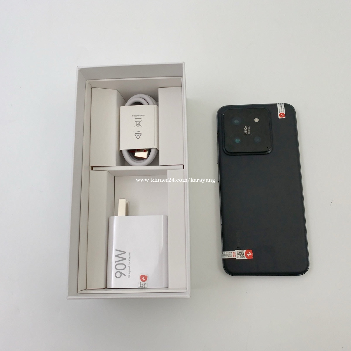 Snapdragon 8 Gen3 CPU Xiaomi 14 12G+256G Full Kit OLED Full Screen price $340.00 in Boeng Keng ...