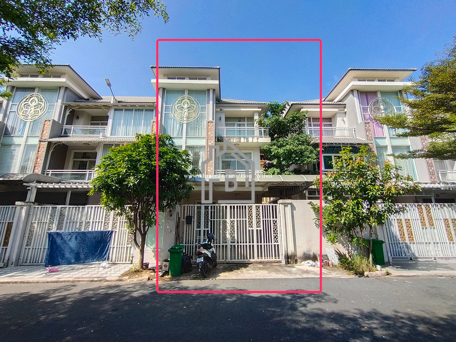 Twin Villa for RENT in Borey Orkide_Street 2004 price $850.00 in Ou ...