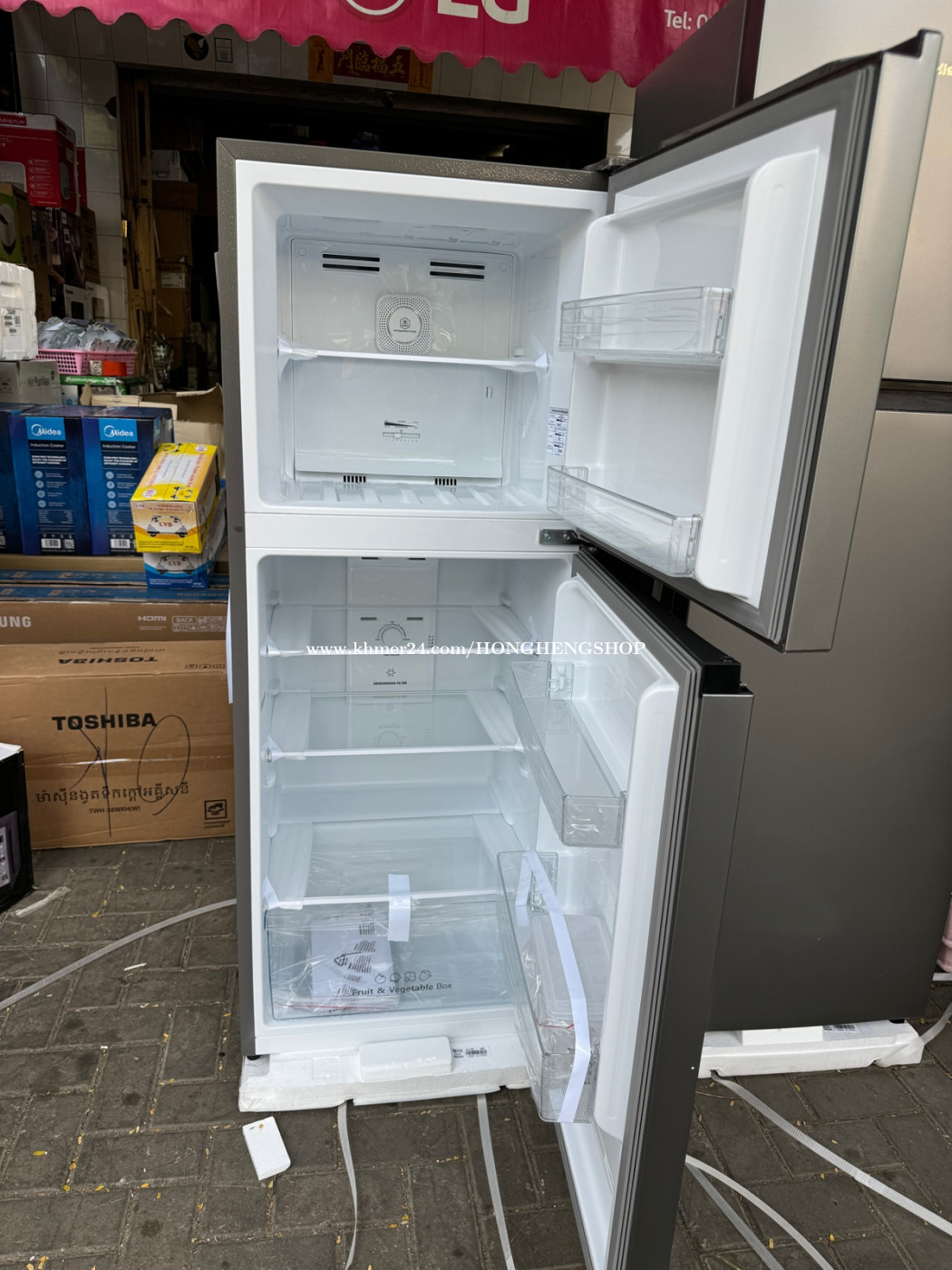 Hisense RD-26WR4SA(ទូរទឹកកកថ្មី ទ្វារ2/new refrigerator 2Door ) price ...