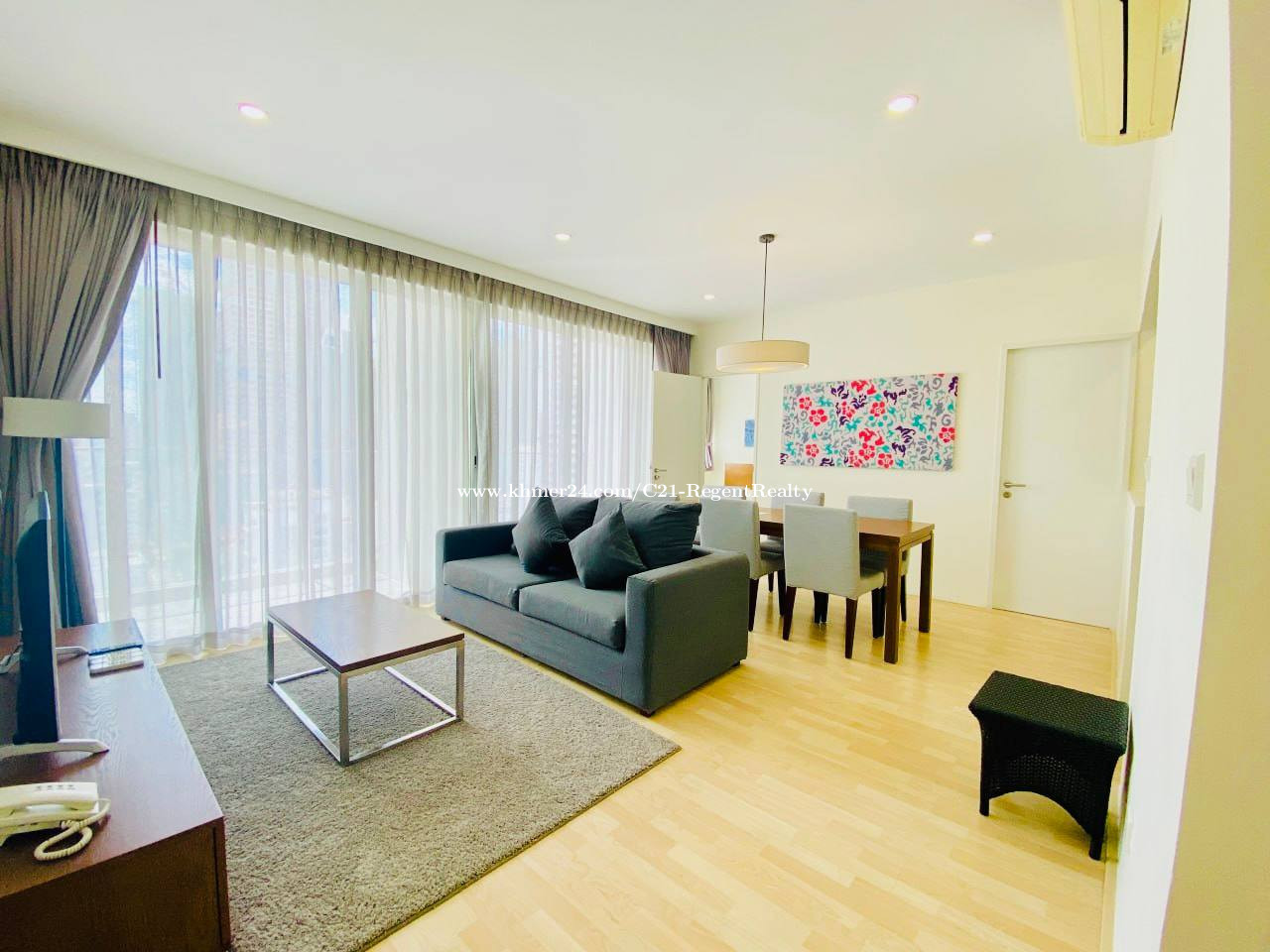 🌸 Modern 2-Bedroom for Rent | BKK1, Phnom Penh price $2200.00 in Boeng Keng Kang Muoy, Boeng ...