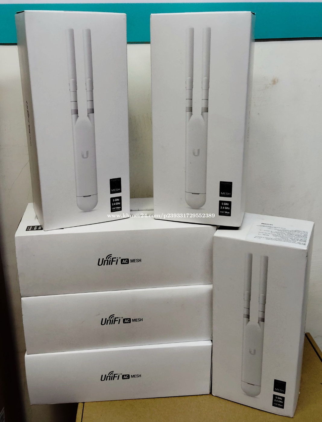Wifi outdoor Unifi ap Mesh (2 angten) price $135.00 in Tuol Sangkae 2, Ruessei Kaev, Phnom Penh ...