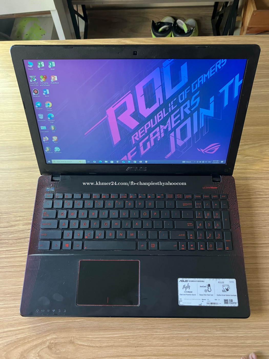 Gaming Laptop ASUS X550IK.300 space below 👇 price $160.00 in Dangkao, Dangkao, Phnom Penh ...