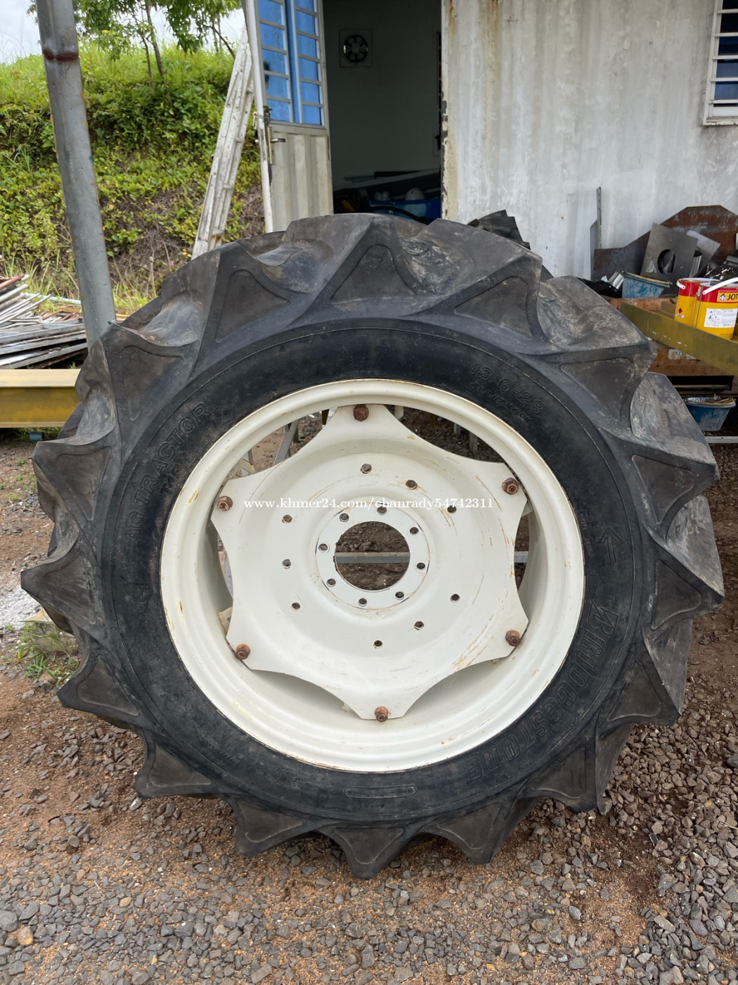 Rear wheel for tractor- 13.6-28 price $300.00 in Sala Kamraeuk, Krong ...