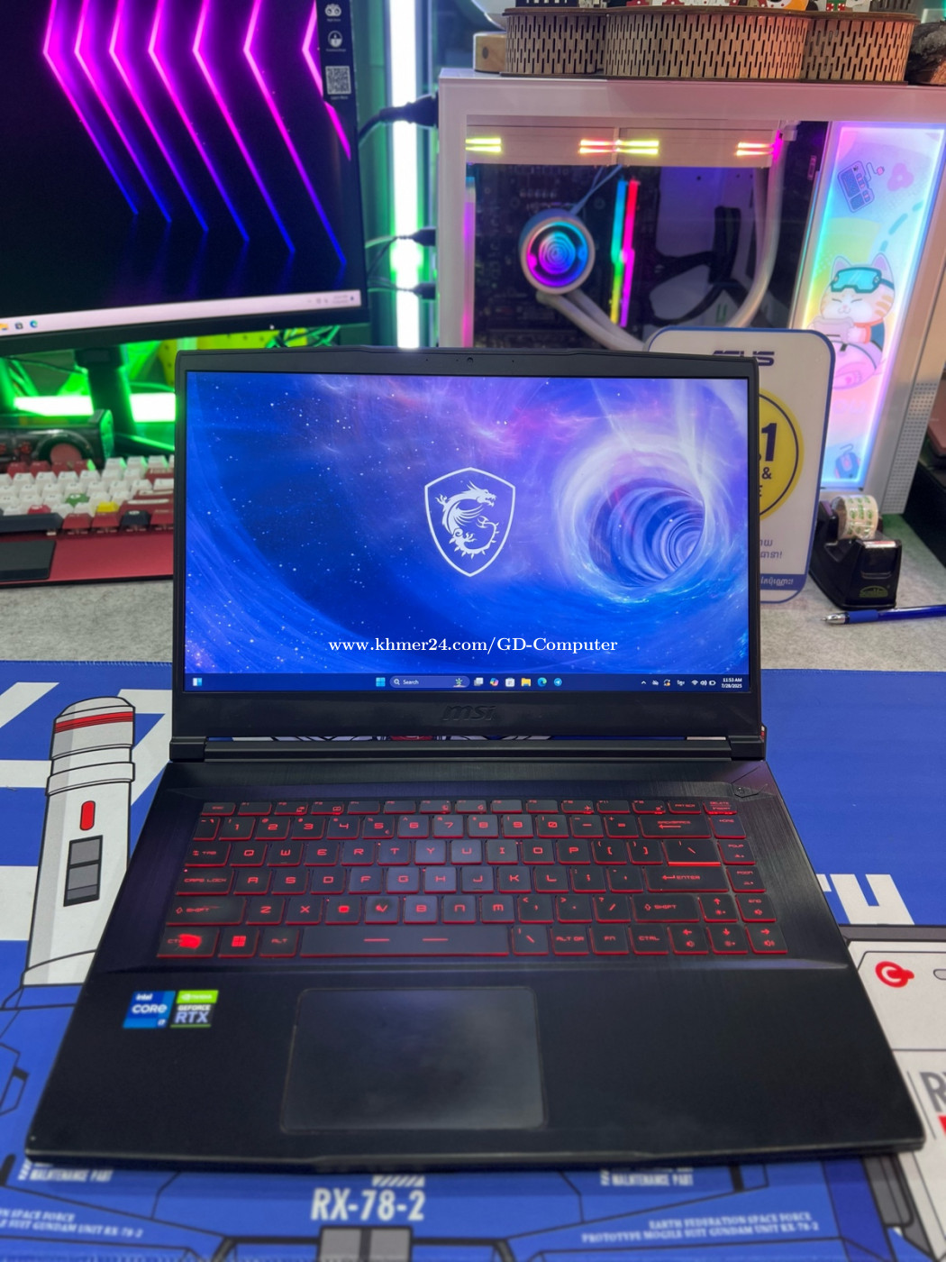 MSI GF63 Thin 11UC RTX 3050 4GB price $499.00 in Veal Vong, Prampir Meakkakra, Phnom Penh ...