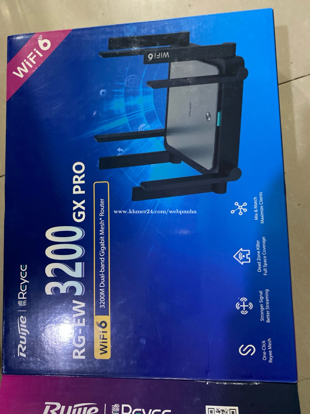 Router Ruijie RG-EW3200GX-PRO price $60.00 in Phsar Thmei Pir, Doun ...