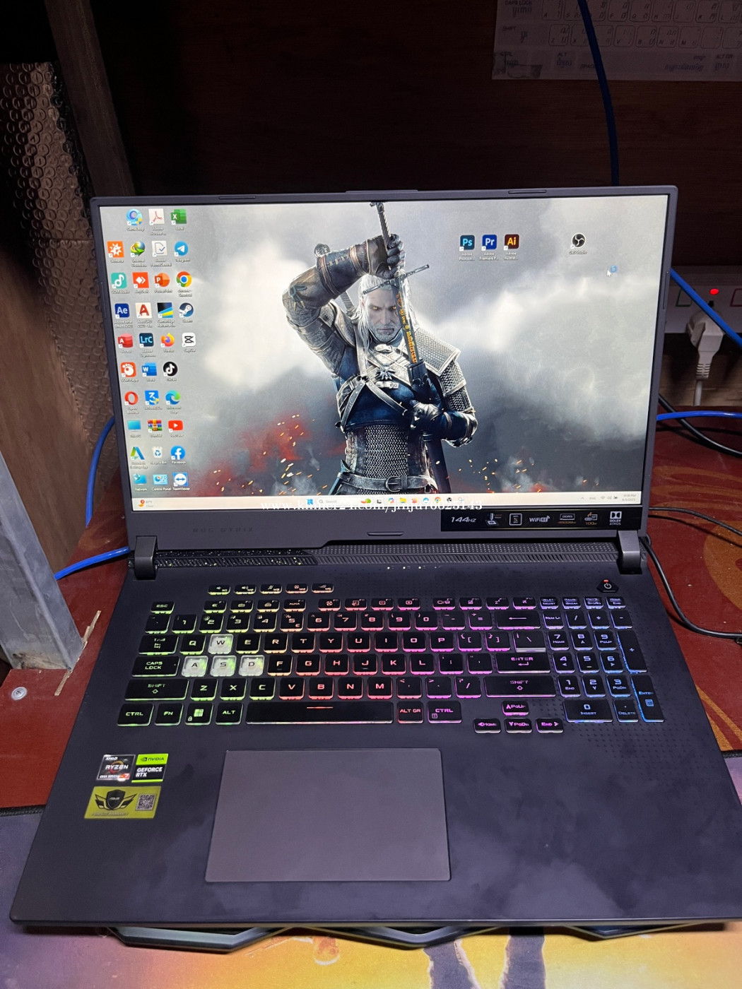 ASUS ROG Strix G17 G713RC price $650.00 in Stueng Mean chey 2, Mean Chey, Phnom Penh, Cambodia ...