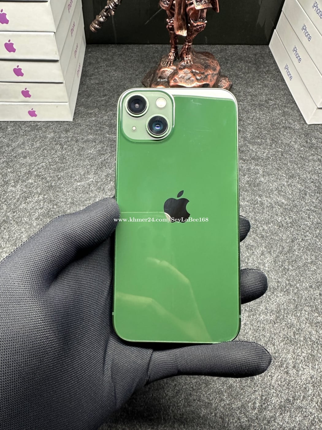iPhone 13 128G ពណ៌ប៉ៃតងចាស់ ប្រើទ្រនាប់ស៊ីម ប្រើស៊ីមបានគ្រប់ប្រព័ន្ធ price $250.00 in Tuek L'ak ...