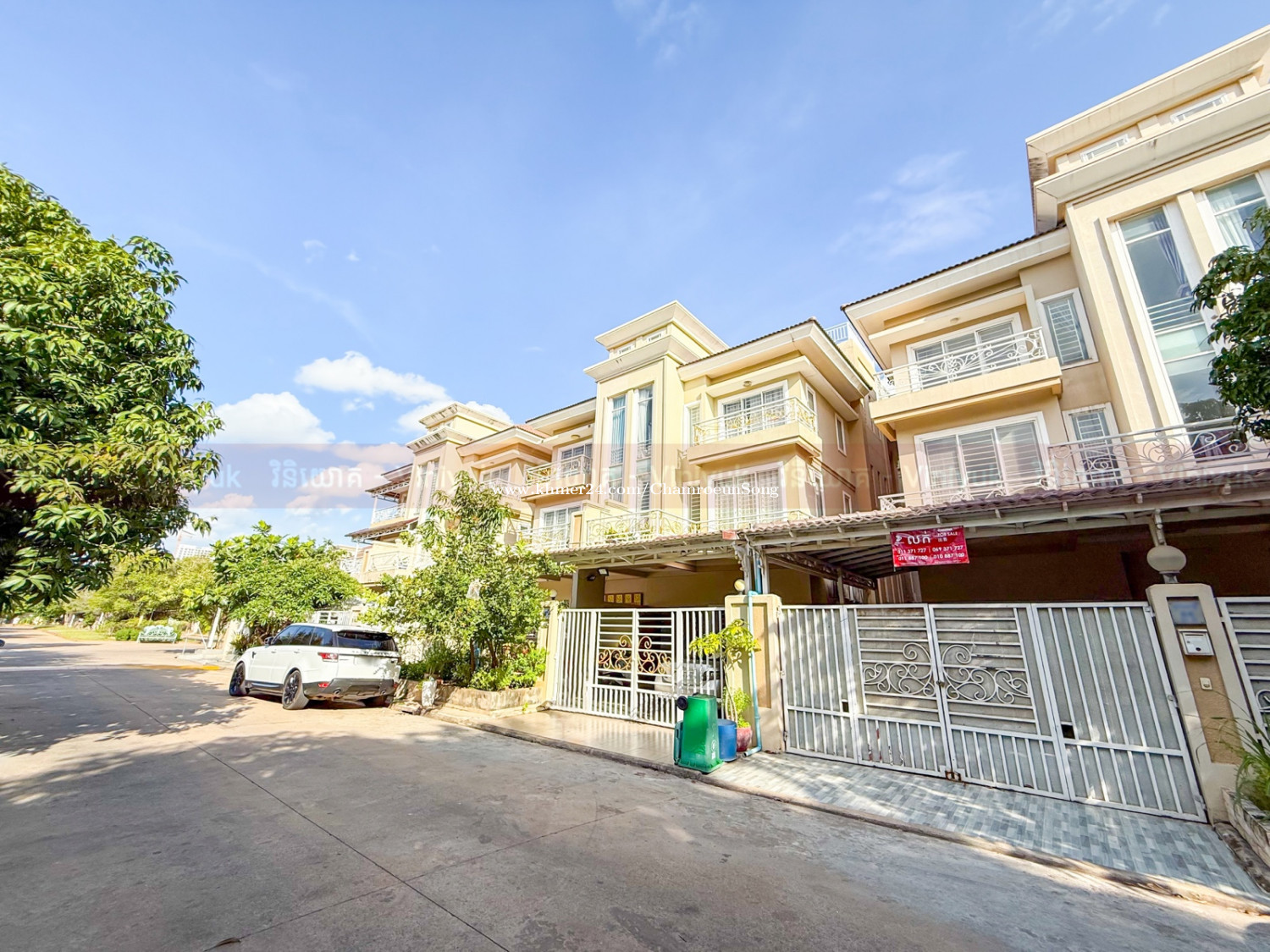 វីឡាភ្លោះ នៅបុរីពិភពថ្មី ជិតផ្សារបឹងបៃតង price $210000.00 in Phnom Penh Thmei, Saensokh, Phnom ...