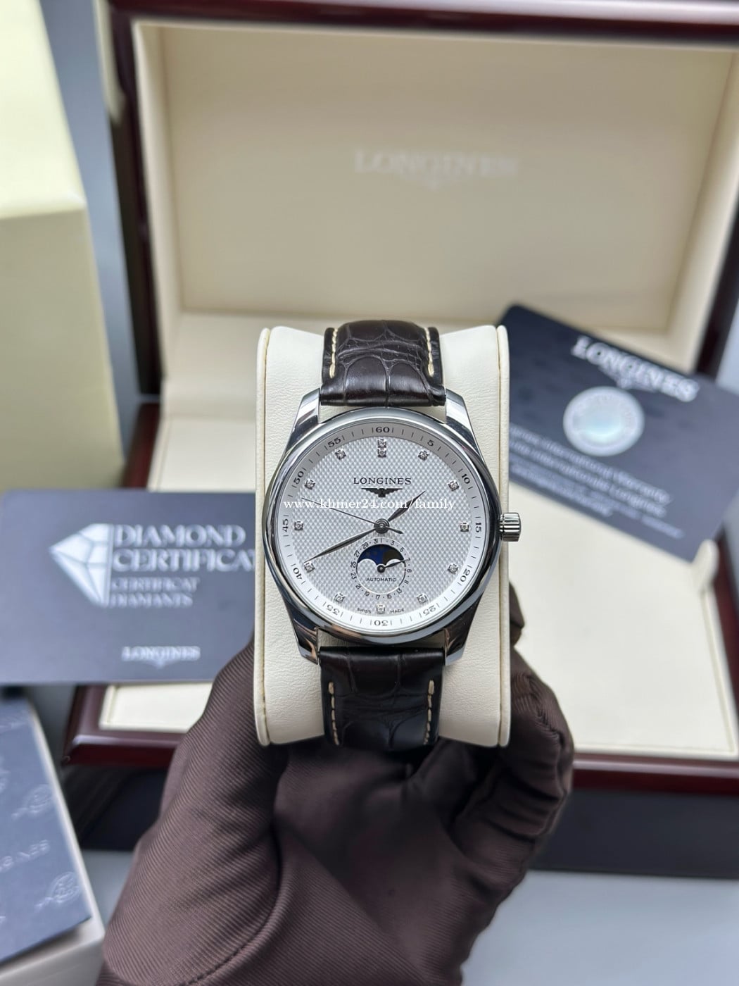 (Original) Longines Master Collection 40mm 🌏 price $1.00 in Phsar Thmei Muoy, Doun Penh, Phnom ...