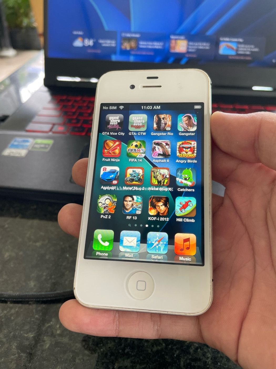 iPhone 4s iOS6 32G អាចមើល YouTube បាន price $20.00 in Krang Thnong, Saensokh, Phnom Penh ...