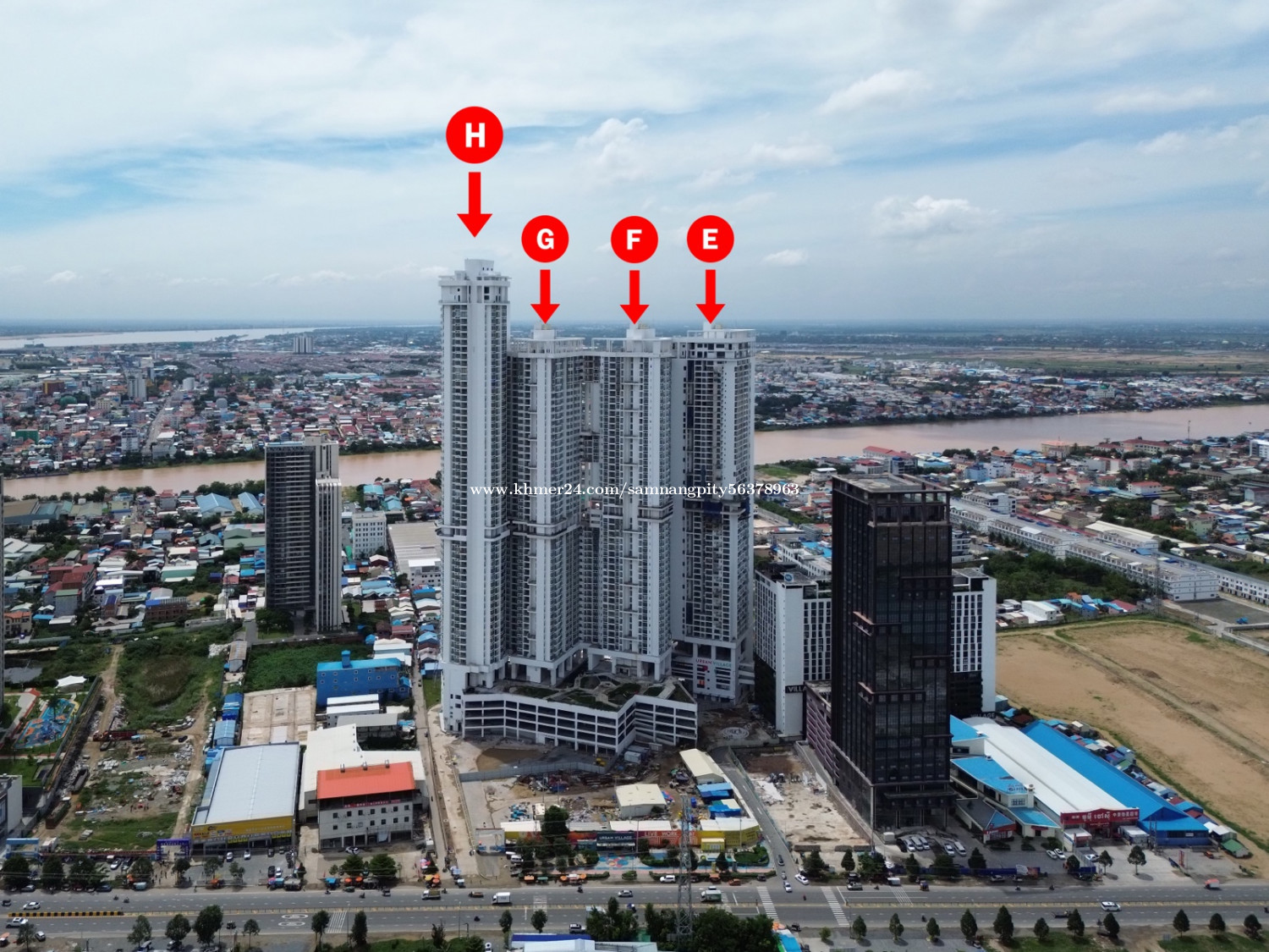 Condo move in along Hun Sen 60m BLVD price $60000.00 in Chak Angrae Leu, Mean Chey, Phnom Penh ...