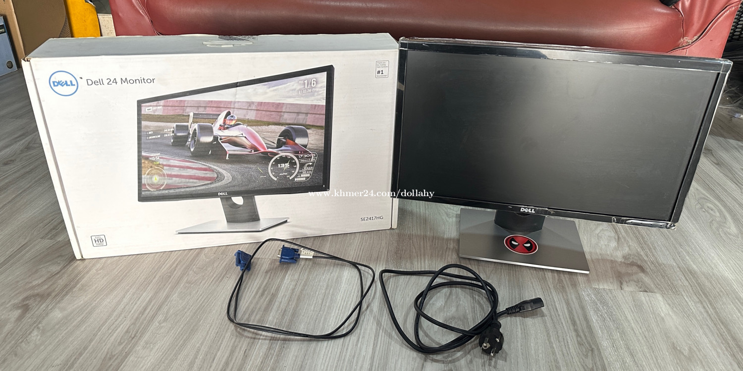Dell Monitor 24” 99% new with box price $50.00 in Voat Phnum, Doun Penh ...
