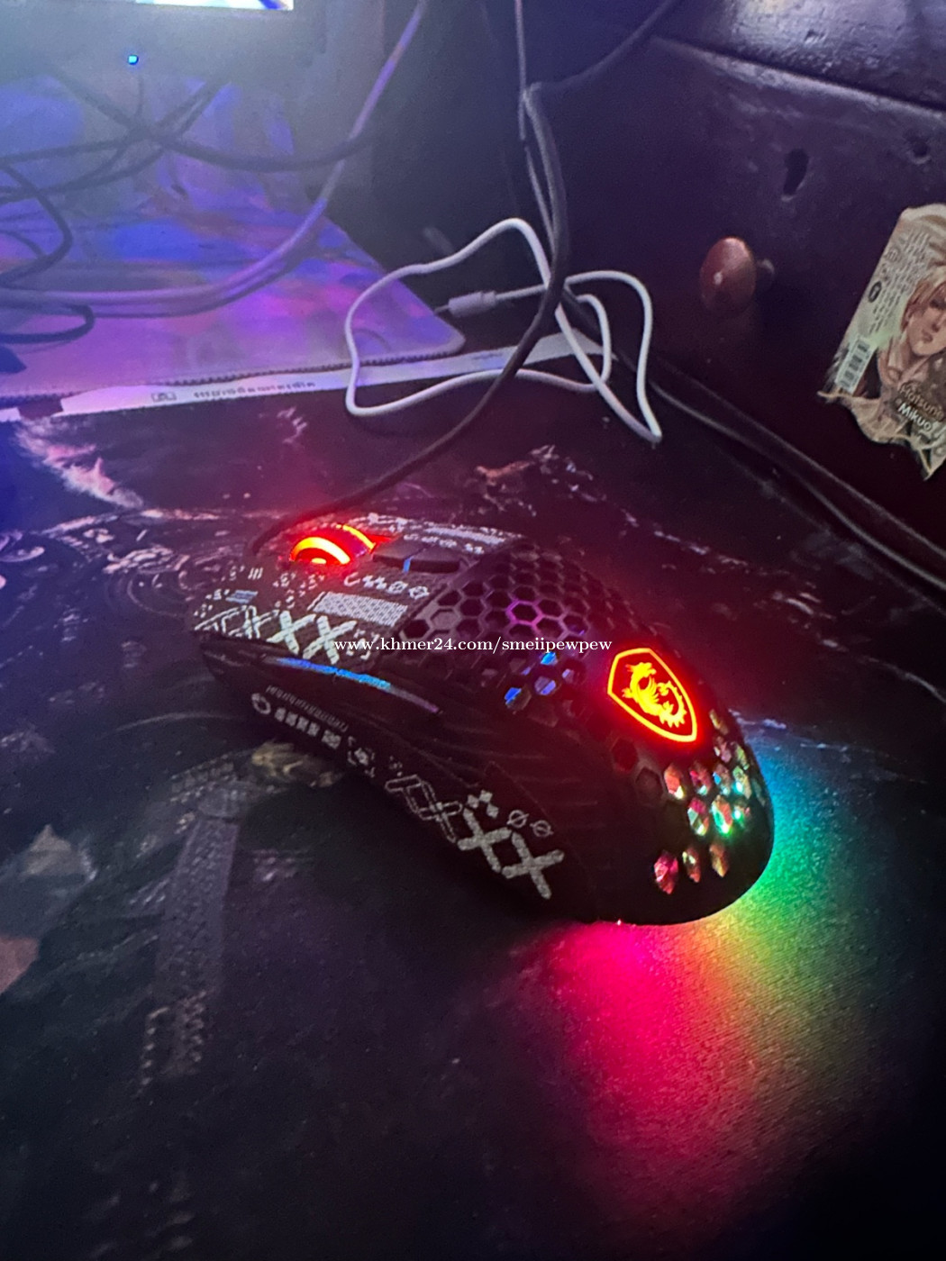 Mouse MSI m99 price $15.00 in Chak Angrae Leu, Mean Chey, Phnom Penh, Cambodia - Smeii | Khmer24.com