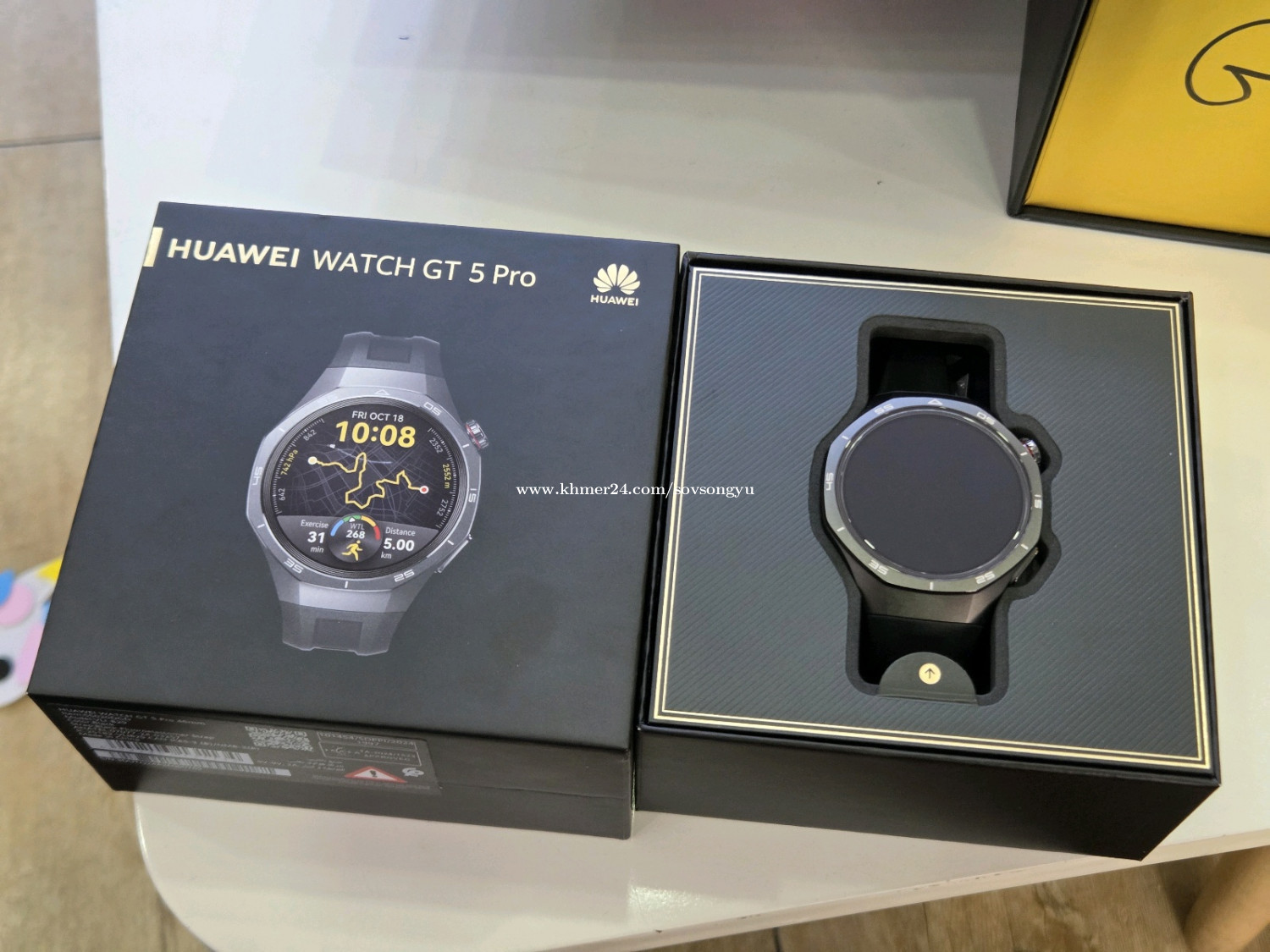 Huawei Watch GT 5 Pro 46mm ស្អាតខ្ចី99% price $219.00 in Chrang Chamreh ...
