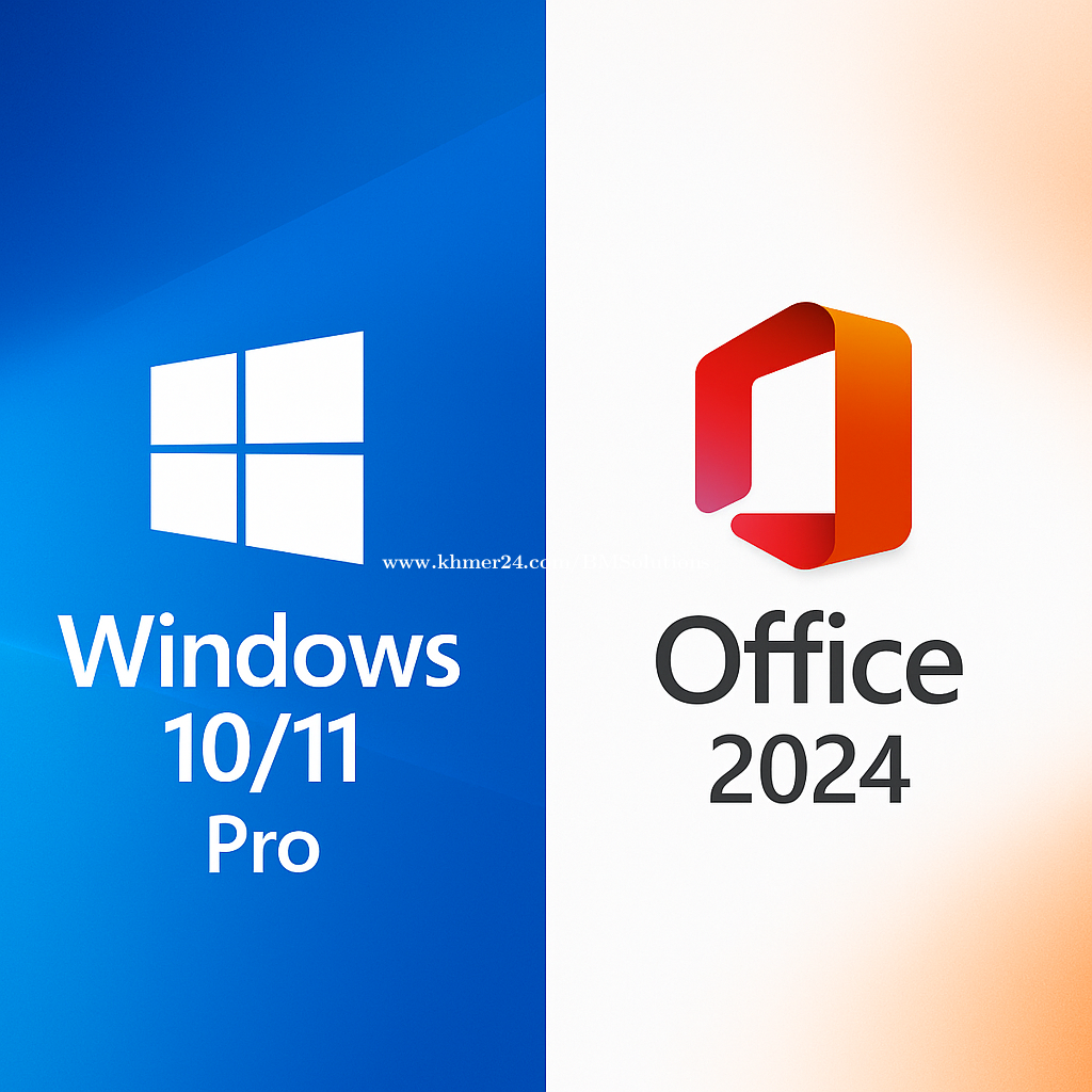 Microsoft Office 2024 Windows 10/11 Pro Lifetime Key 1PC price $9 in Chrang Chamreh Muoy ...