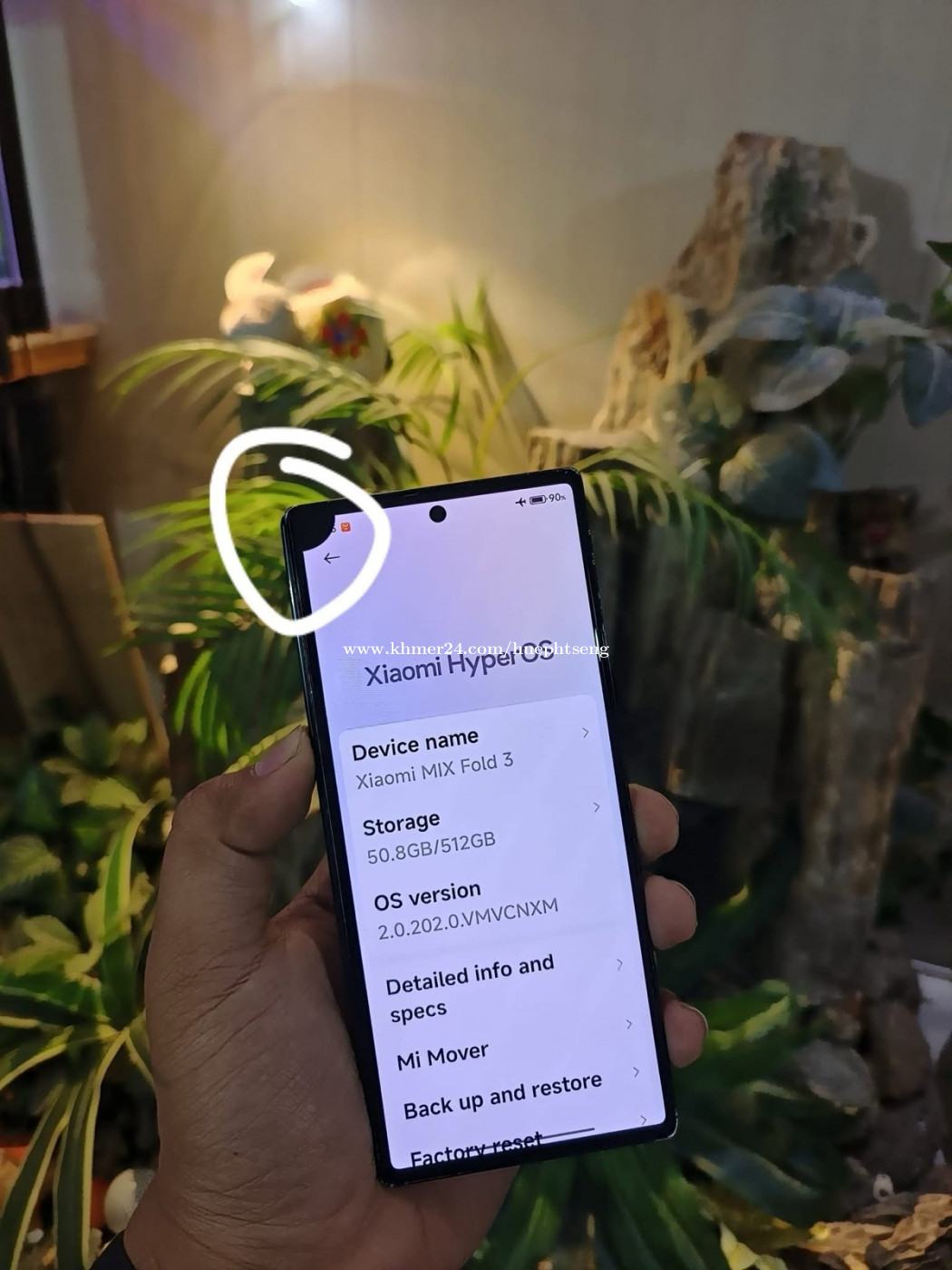 Xiaomi mix fold 3/ram16+16/512G/ price $188.00 in Kouk Khleang, Saensokh, Phnom Penh, Cambodia ...