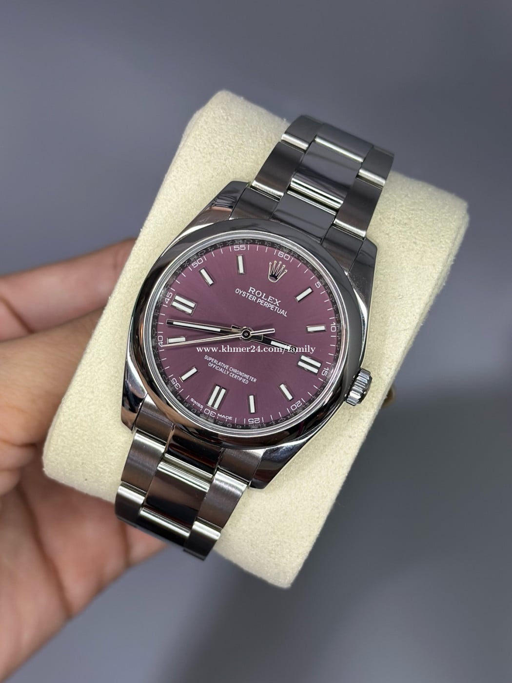 (Original) Rolex OP Grape Purple 36mm 🍇 price $1.00 in Phsar Thmei Muoy ...