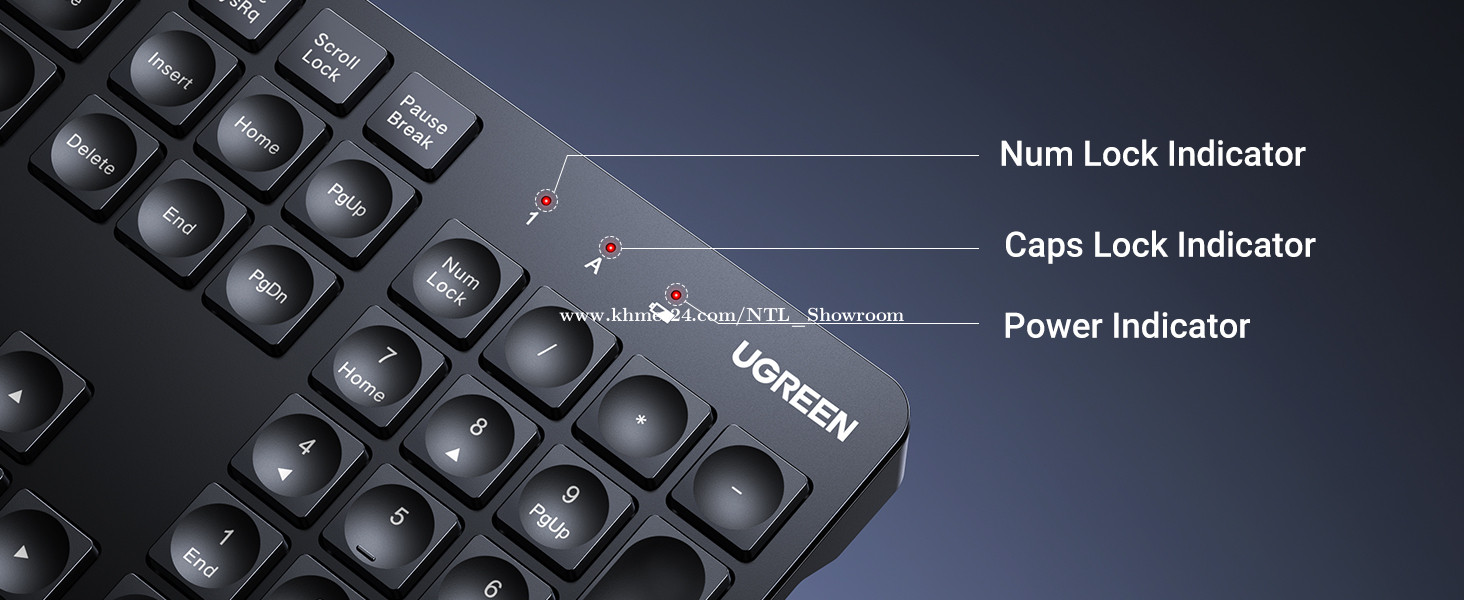 UGREEN 25322 104-Key layout 2.4G Wireless Keyboard price $16.00 in Tuek ...