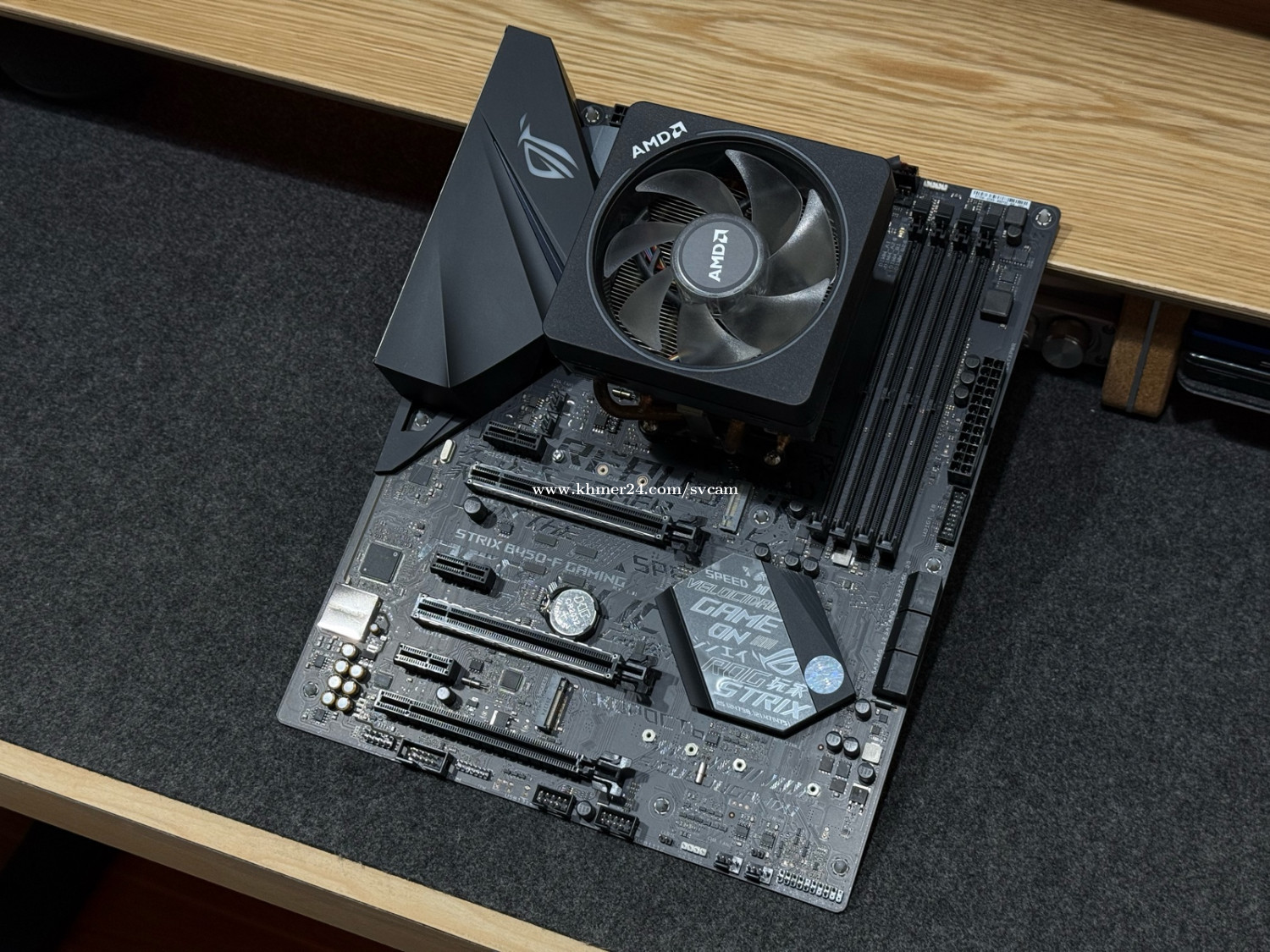 AMD Ryzen 5 2600 + ASUS ROG B450F-Gaming price $9.00 in Nirouth, Chbar ...