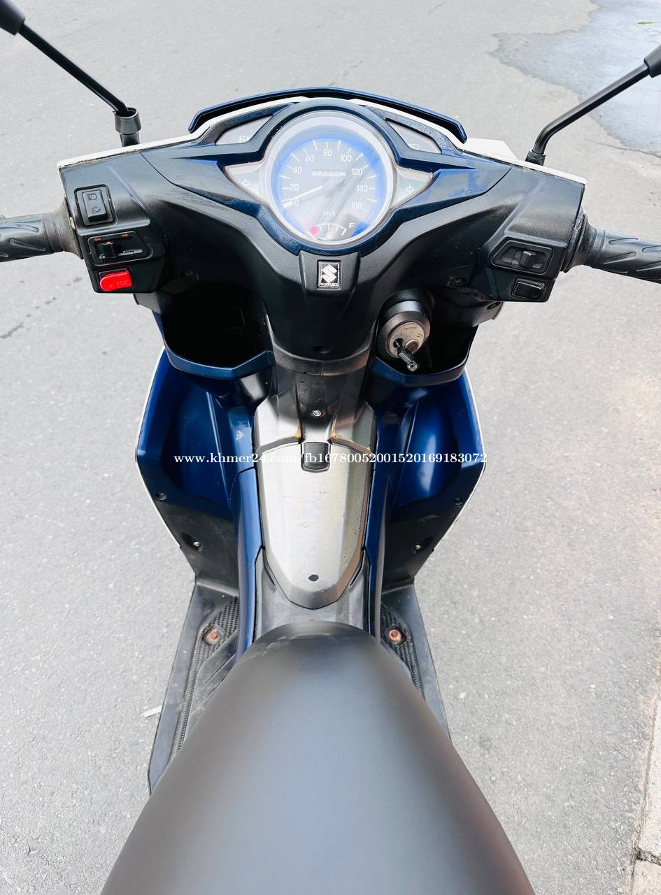 SUZUKI IMPULSE(Price630$,125cc,2016)From Japan have ID card មានកាតគ្រី price $630.00 in Tonle ...