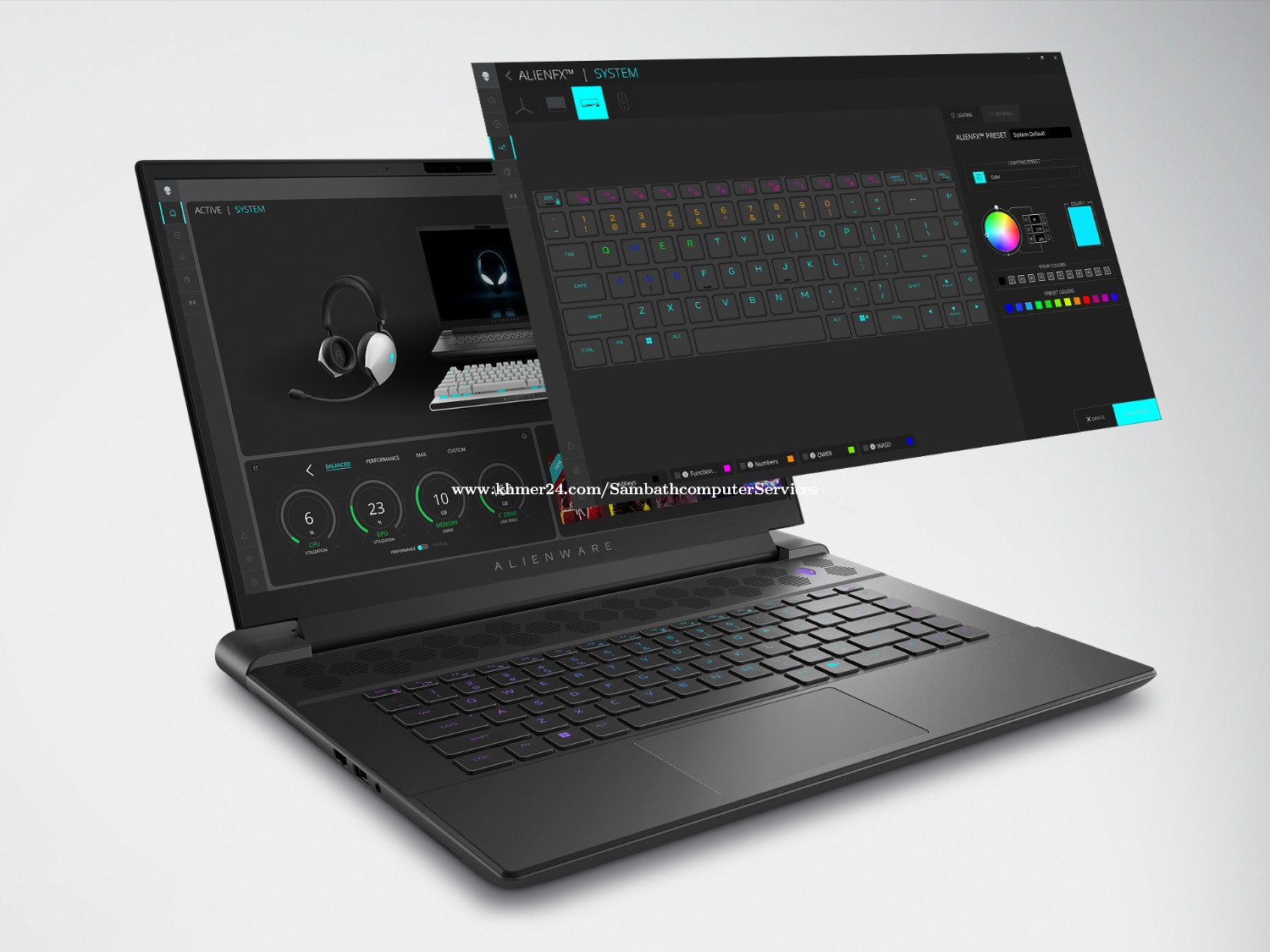 Alienware m18 R2 i9-14900Hx Ram: 64GB SSD: 4TB 18" QHD 165Hz Nvidia RTX ...