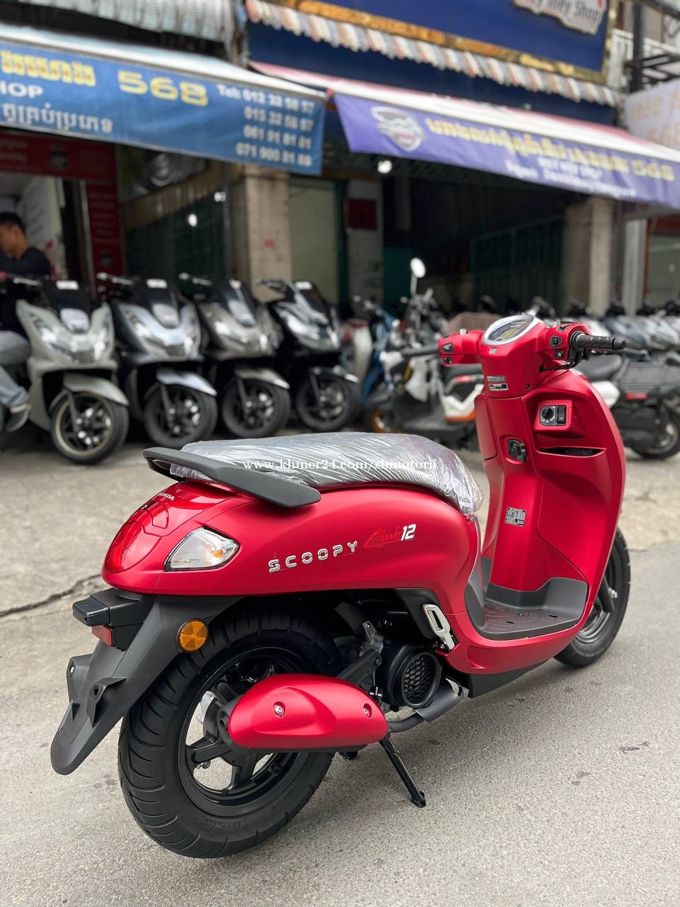 Honda scoopy 2025 NCX ថ្មីកេះ2980$ទិញលុយសុទ្ធចុះ100$@SHMotorShop_568_012 price $2880.00 in Boeng ...
