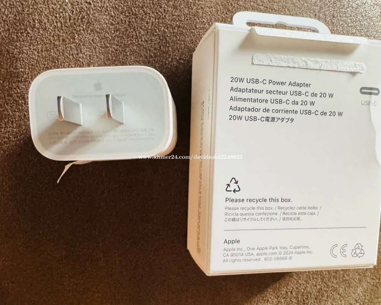 Original Apple 20W USB-C Power Adapter - iPhone Charger with Fast Charging Capability, Type C ...