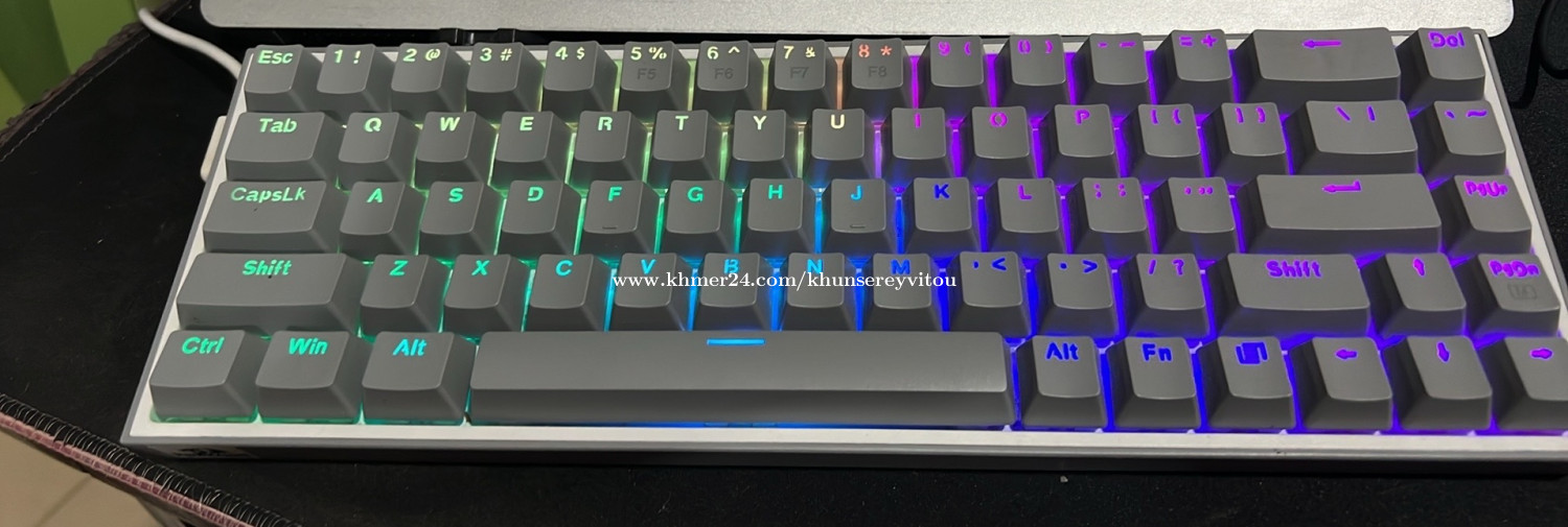 Red dragon wired mechanical keyboard price $20.00 in Chbar Ampov Muoy ...