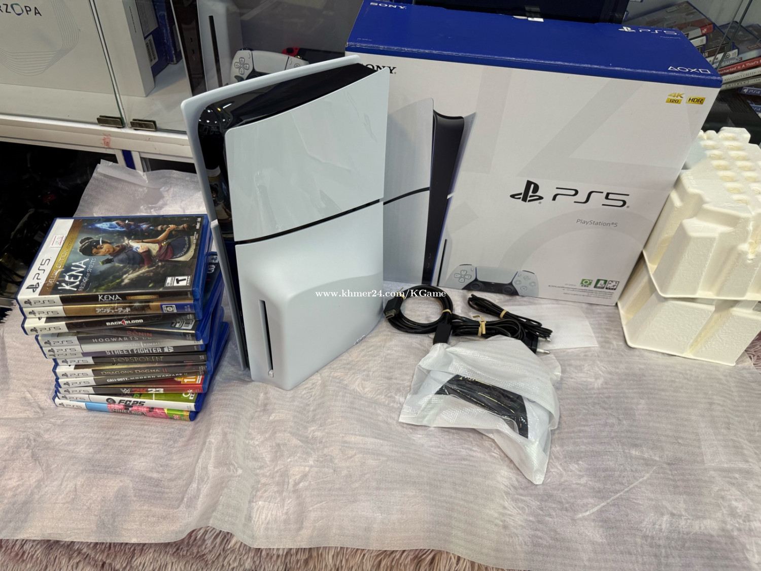 PS5 slim free 1Game price $450.00 in Veal Sbov, Chbar Ampov, Phnom Penh ...